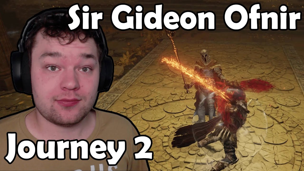 Elden Ring Journey 2 Sir Gideon Ofnir the All Knowing boss fight NG+1 ...
