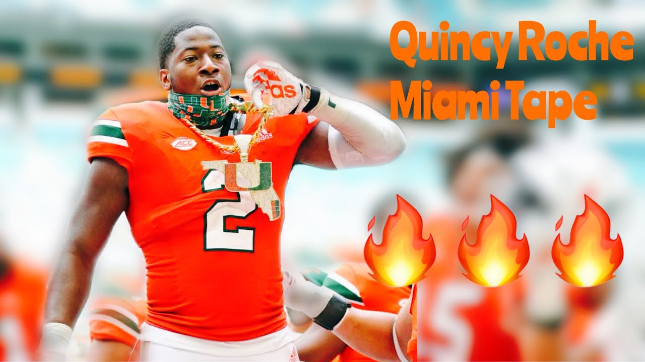Quincy Roche Miami Highlights 2020 Season - YouTube