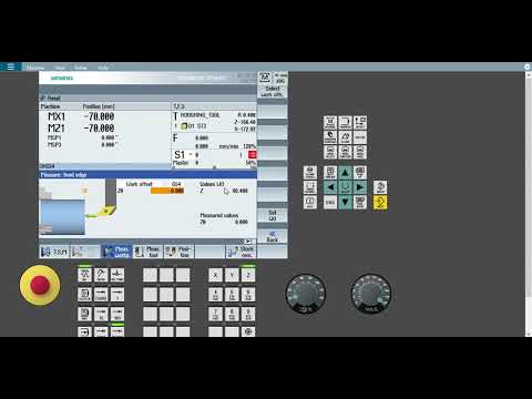 How to set work offset (G54, G55) Turning -Siemens CNC CONTROLLER- How to set one offset to all ...