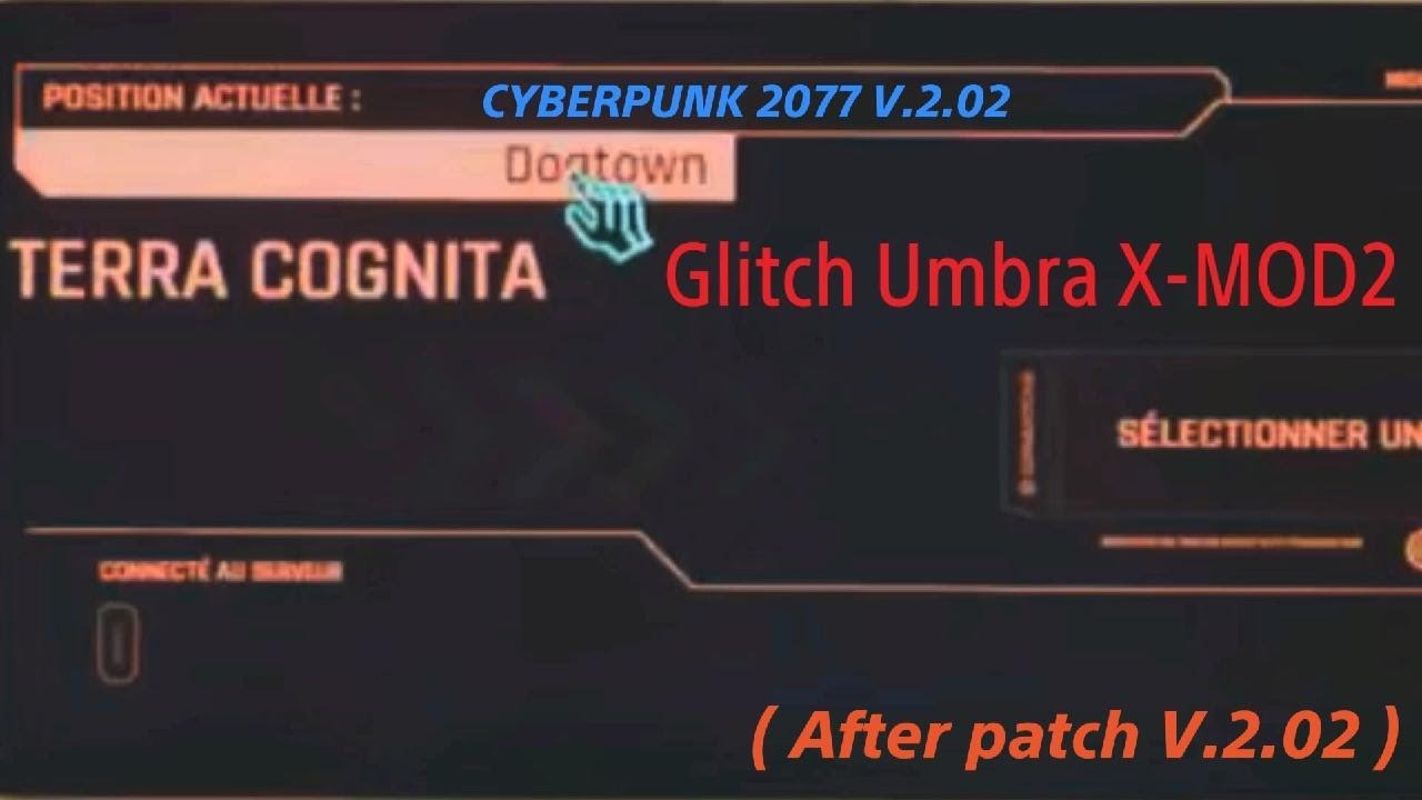 Cyberpunk 2077 Glitch Umbra X-MOD2 ( After Patch V.2.02 ) - YouTube