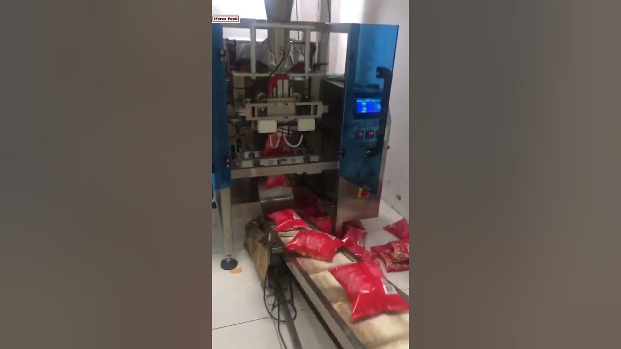 Gusset bag vertical automatic linear weighing filling heads bag form ...