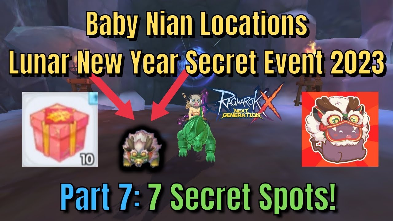 Baby Nian Locations Part 7 | Lunar New Year Secret Event - Ragnarok X ...