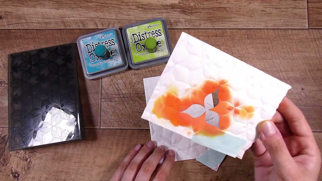 Selective Coloured Embossing Technique - YouTube