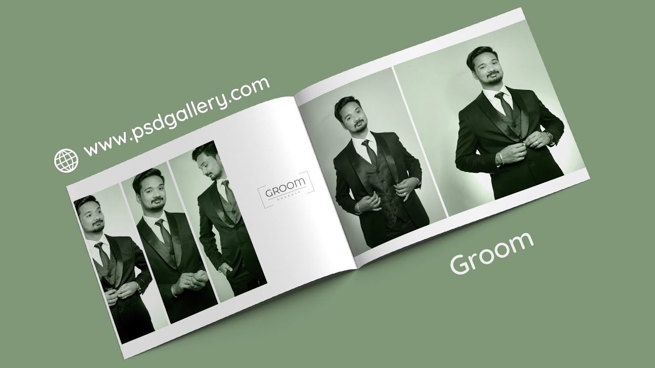 2025 Groom Wedding Album 12 x 36 Size | 🌐 www.psdgallery.com | Part ...