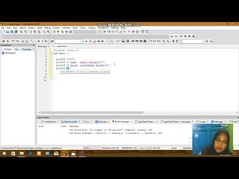 Cara membuat program c++ sederhana menggunakan codeblocks - YouTube