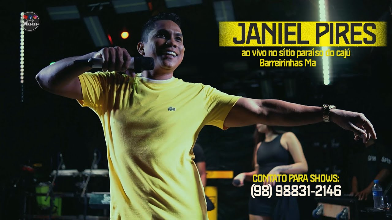 JANIEL PIRES #aovivo em BARREIRINHAS #sitio PARAISO DO CAJU - YouTube