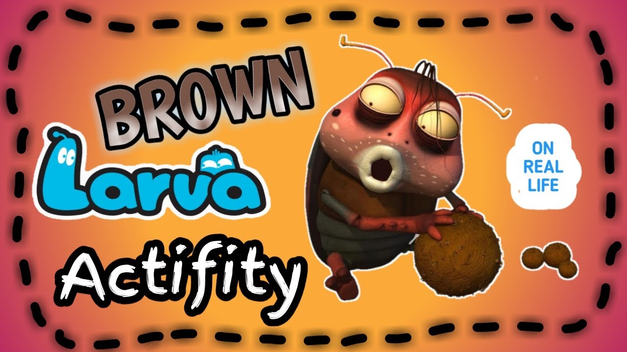 BARU TAU!!!😱 INILAH YANG DILAKUKAN LARVA BROWN DI KEHIDUPAN NYATA - YouTube