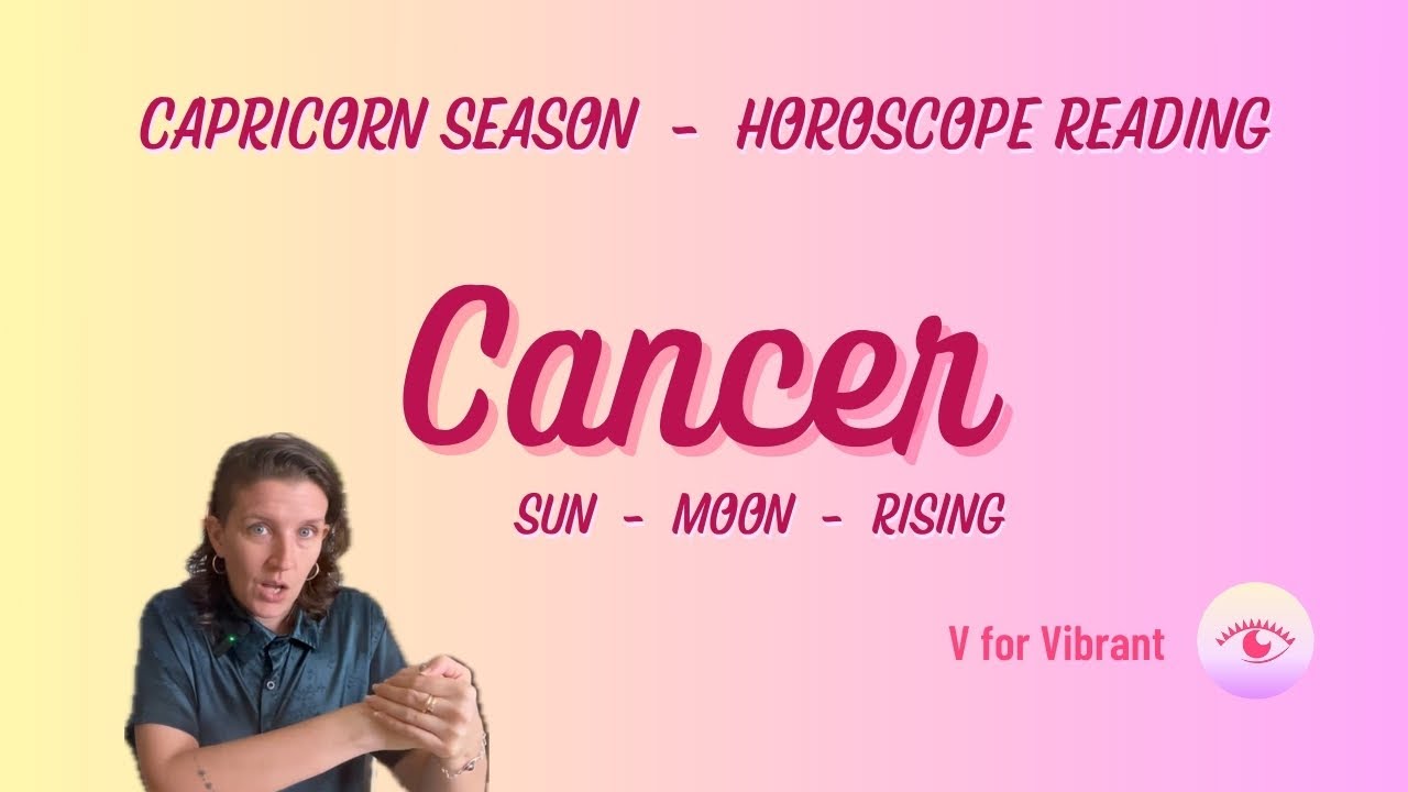 Capricorn Szn Reading: Cancer - cancel your plans! - YouTube