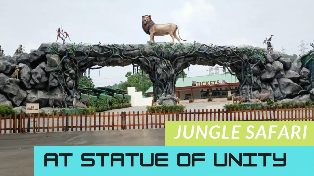 Jungle Safari Park At Statue Of Unity - YouTube