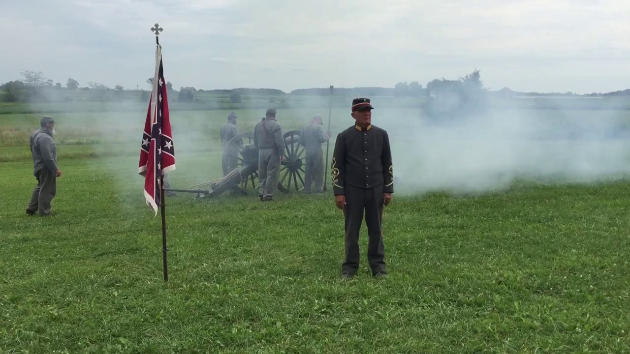 Live Cannon Fire Demonstration at Gettysburg Battlefield - YouTube