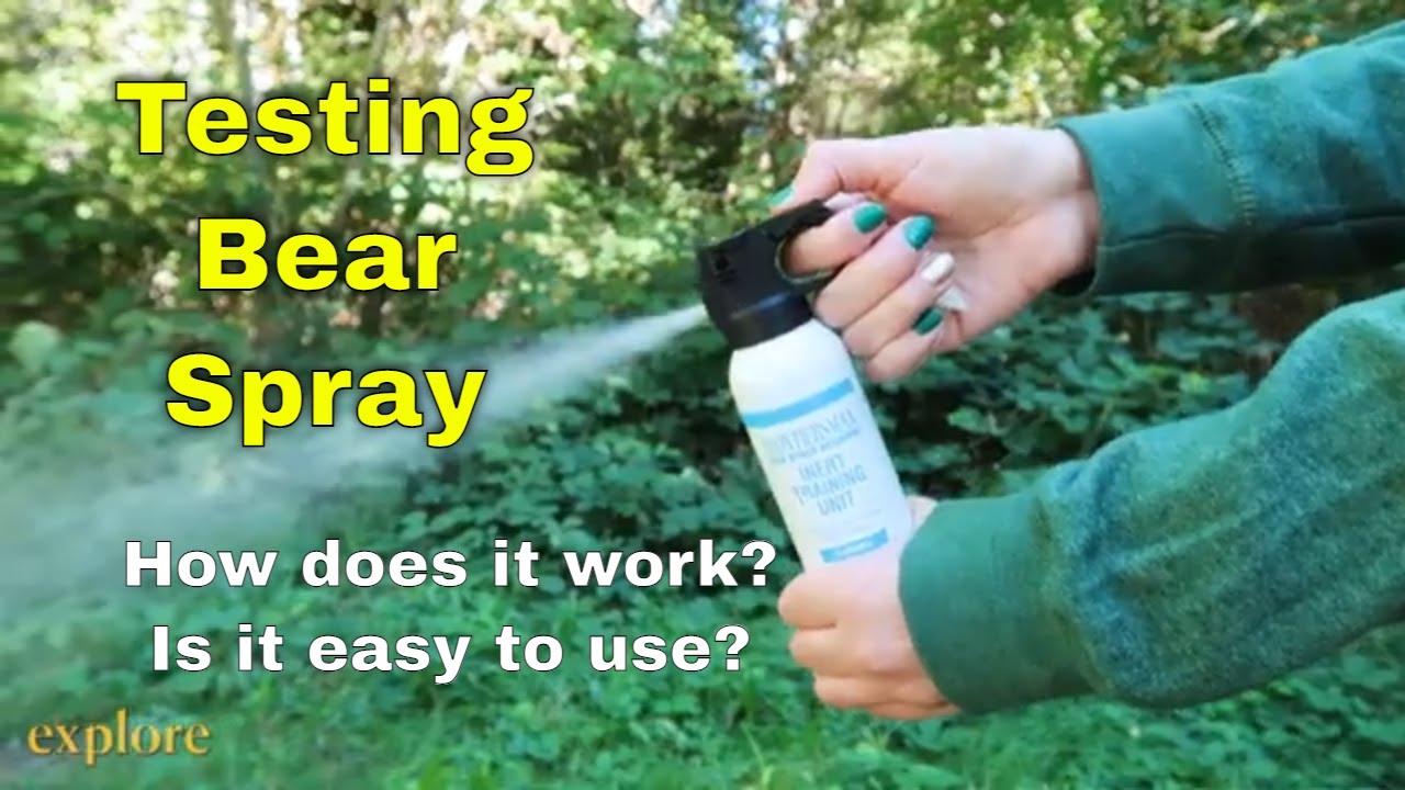 Bear Spray Practice Test in British Columbia, Canada - YouTube
