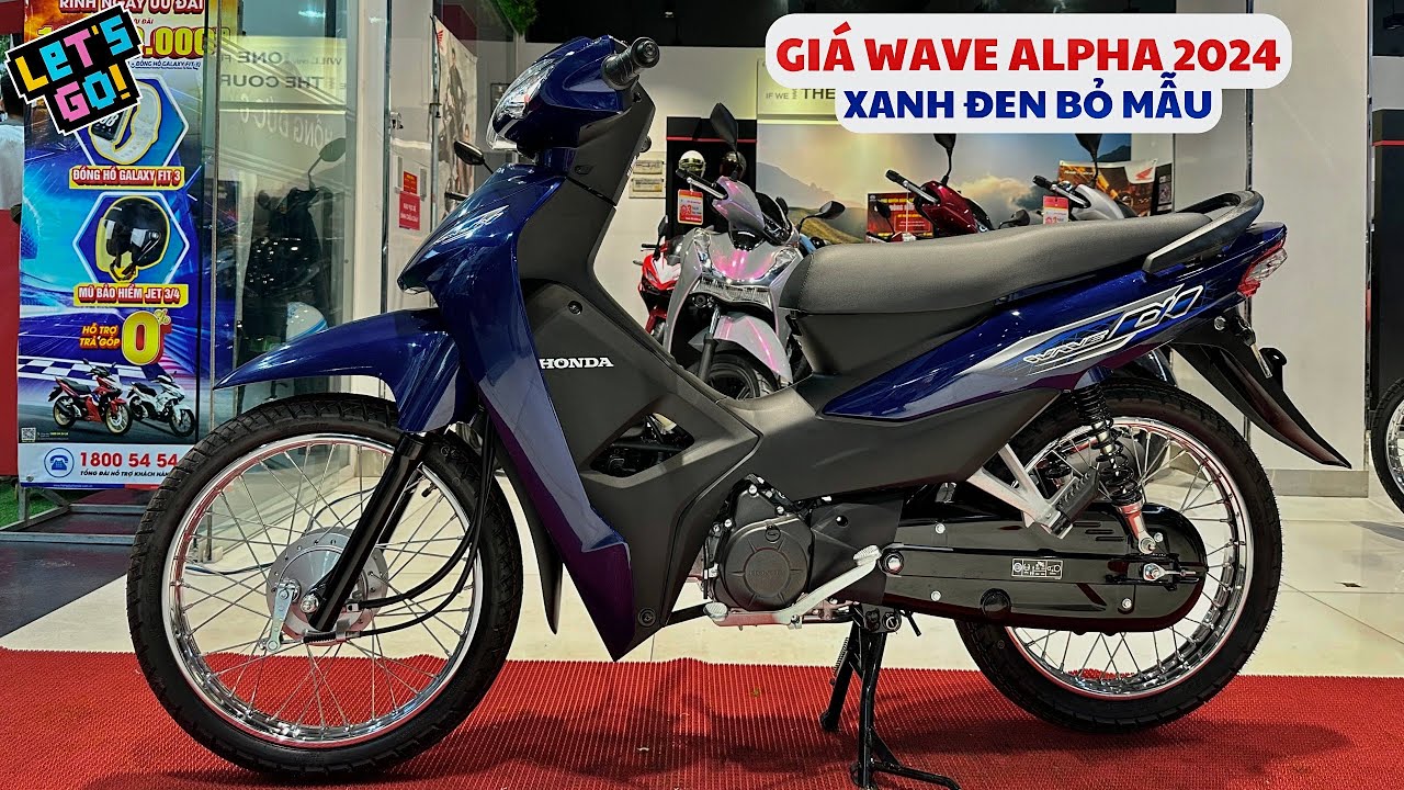 Giá Honda WAVE ALPHA 2024 Màu Xanh Đen Bỏ Mẫu & Trả Góp Lãi Rẻ 10/2024 ...