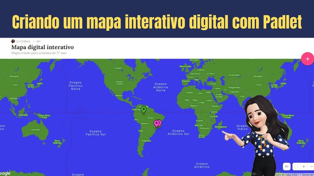 Criando um mapa interativo digital - YouTube