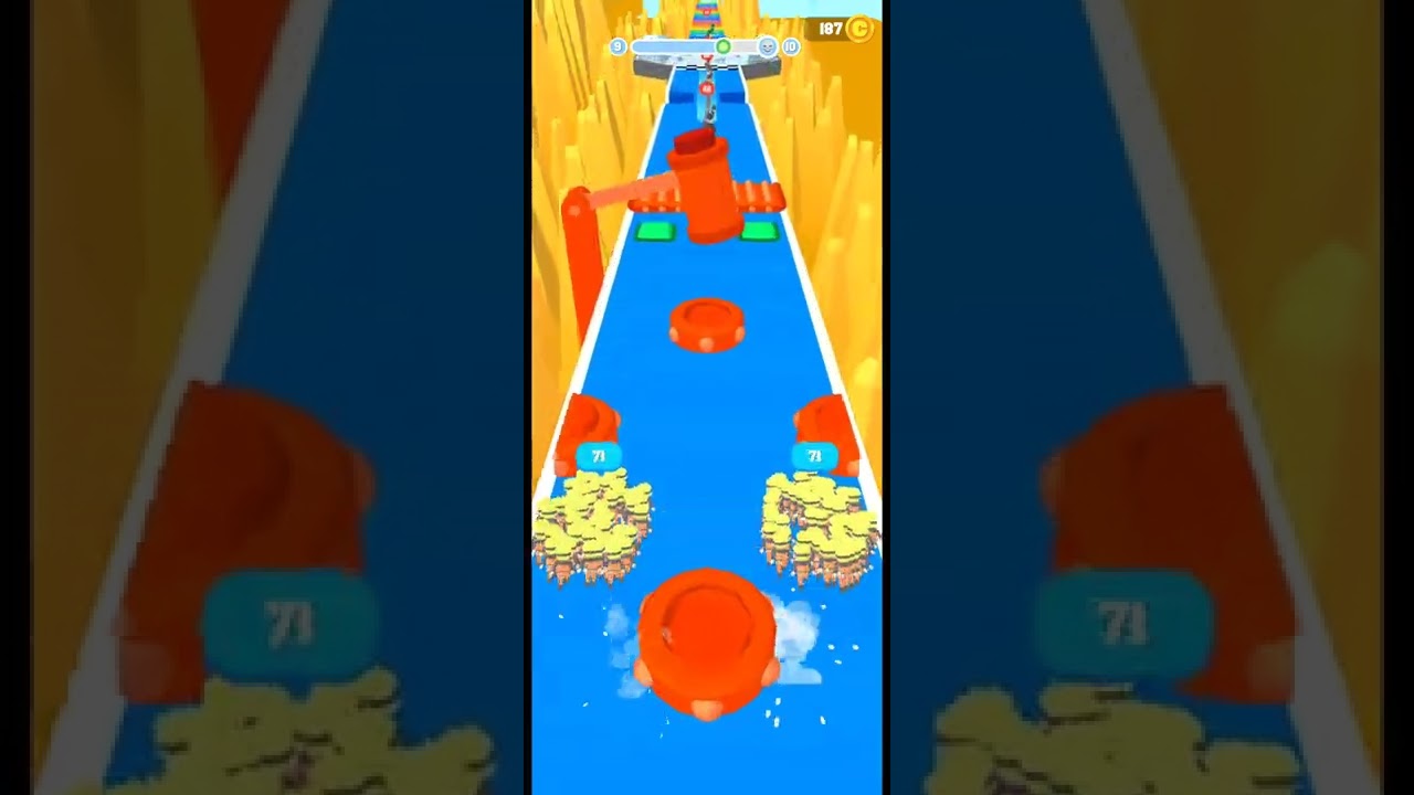 Split Crowd Run #shorts - YouTube