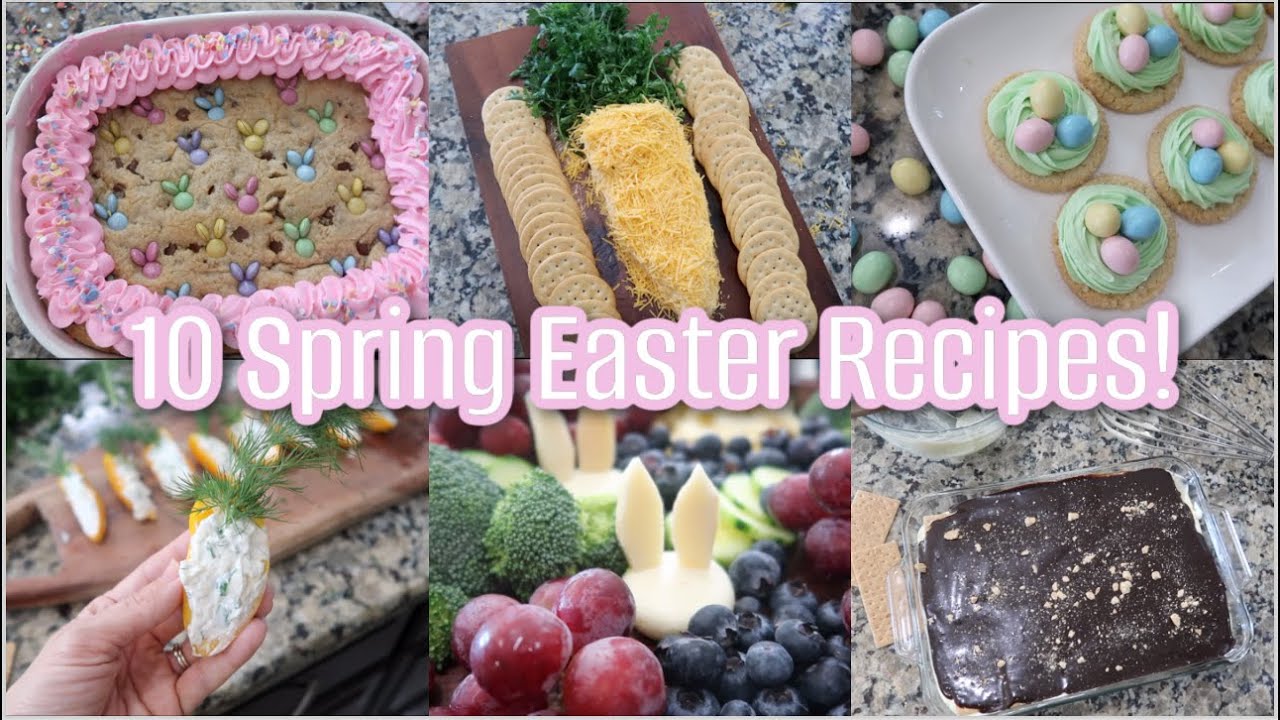 Spring & Easter Bake/Cook With Me | 10 Delicious & Festive Recipes for ...