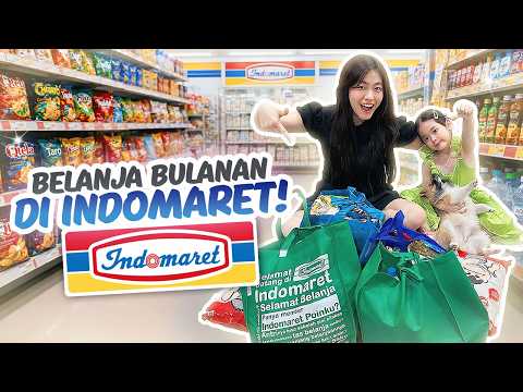 YUKA-CHAN BELANJA BULANAN DI INDOMARET! | vlog