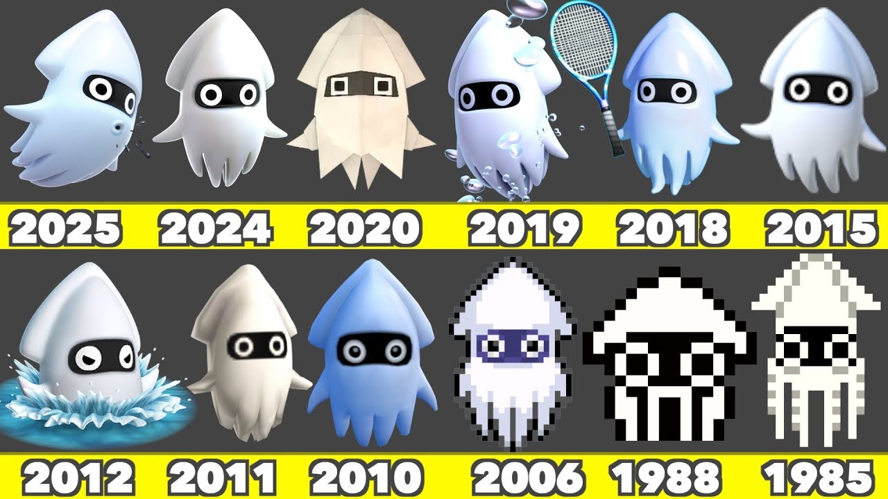 Evolution of Blooper Game Graphics In Nintendo Games (1985-2025) - YouTube