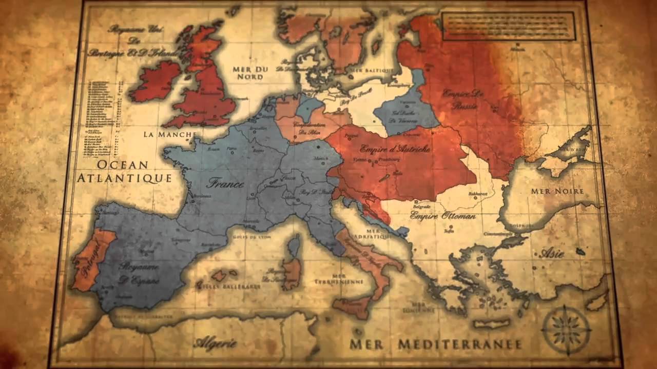 Napoléon Total War - France - intro de la campagne Européenne - YouTube