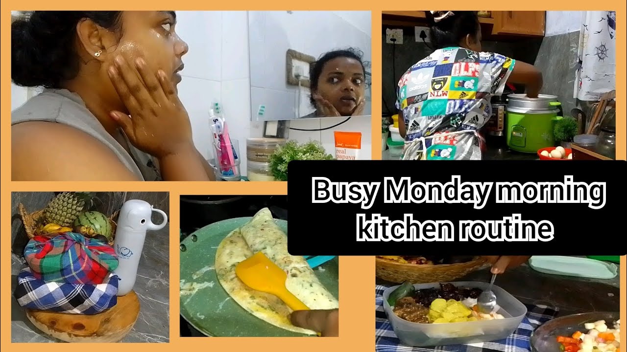 lunch box preparations for my husband🍱|Busy Monday kitchen routine ...