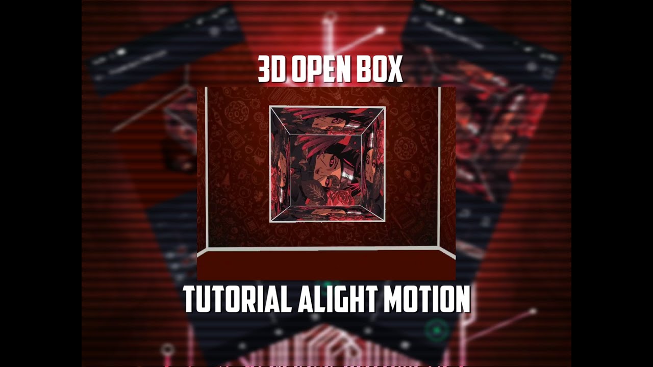 3d open box alight motion tutorial #2 - YouTube