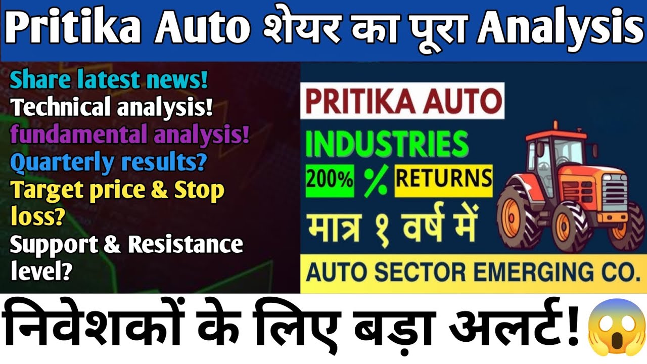 Pritika auto share latest news | Pritika auto industries | Pritika auto ...