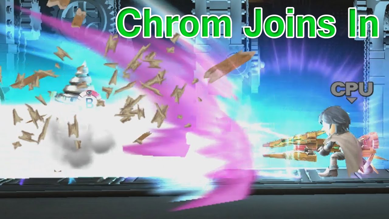 Super Smash Bros Chrom Gameplay (Mii DLC Costumes WII U Smash Bros 4 ...