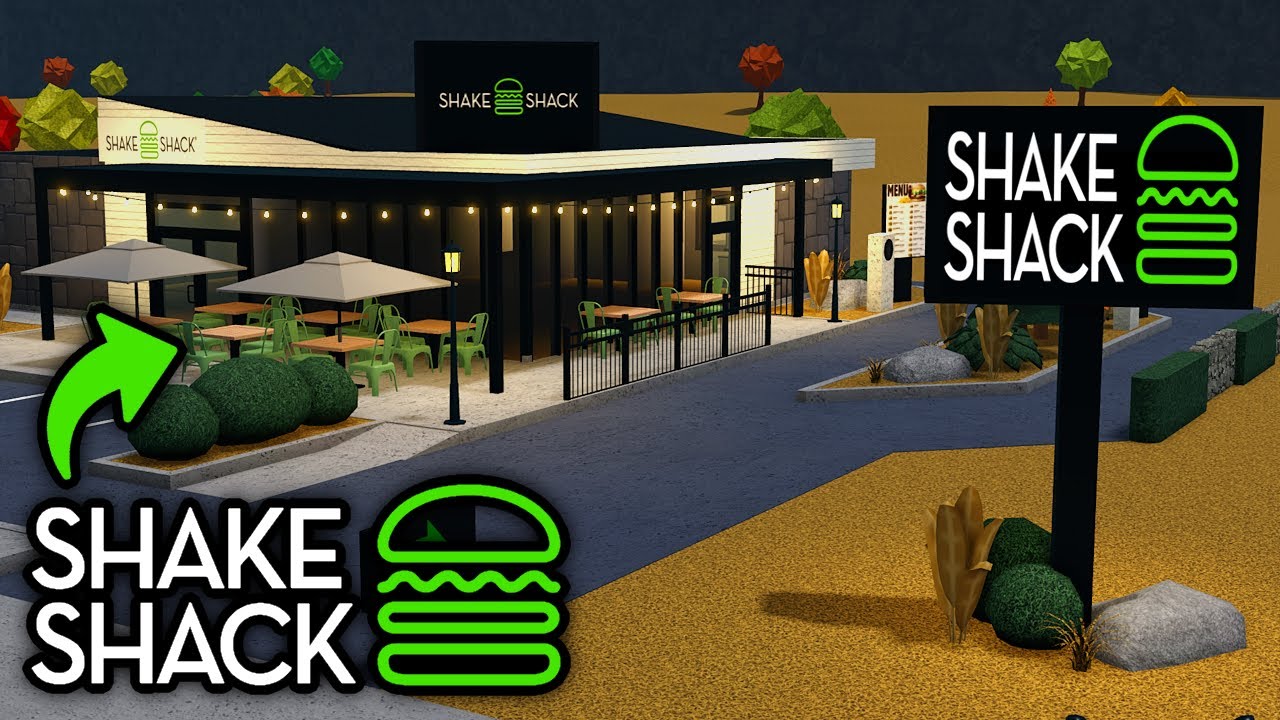 I Built A Shake Shack in Bloxburg! - YouTube