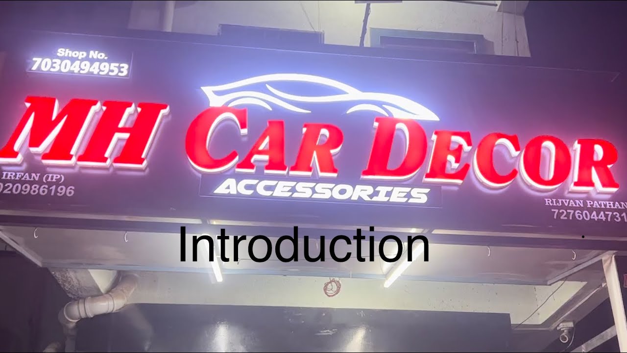 MH Car Decor Shop Introduction - YouTube