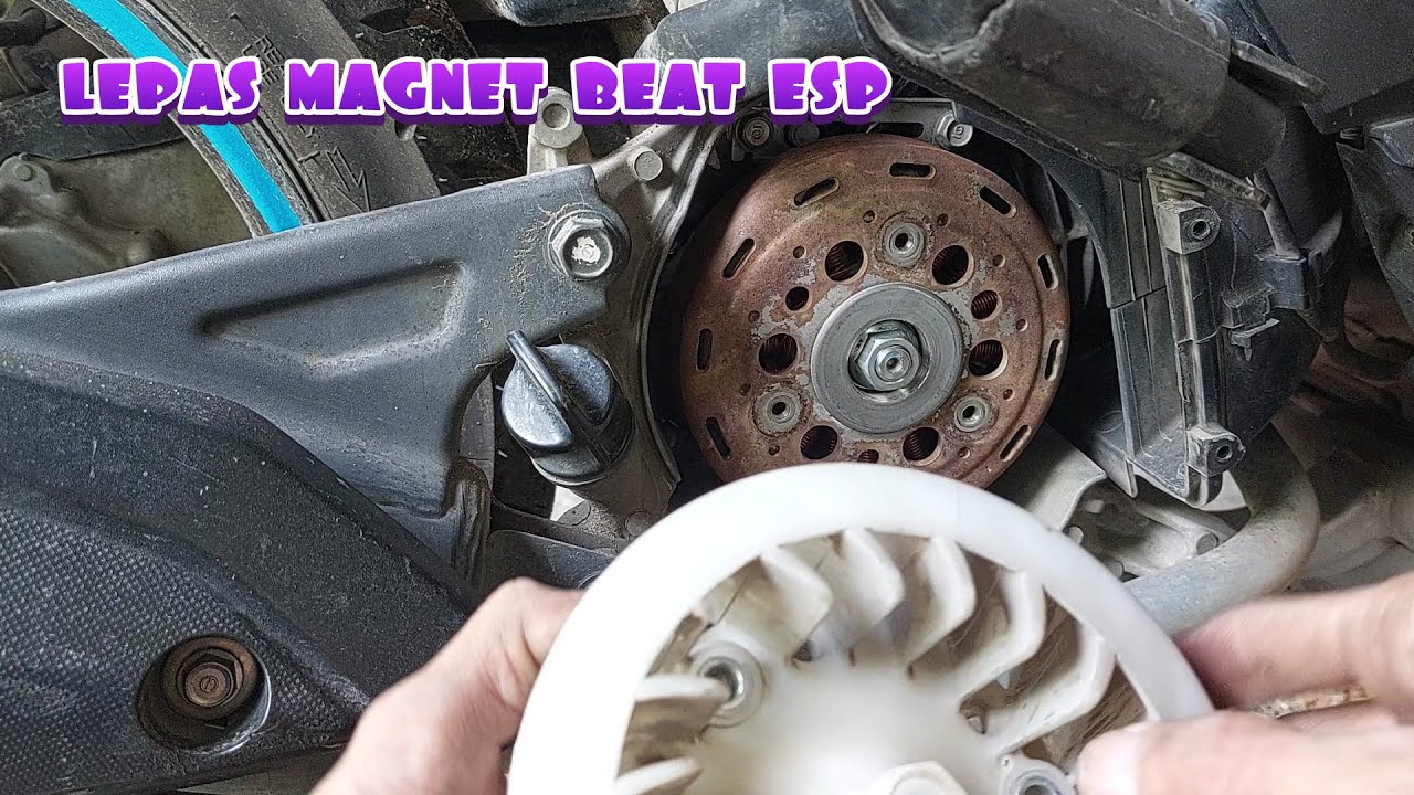 cara melepas magnet beat esp - YouTube