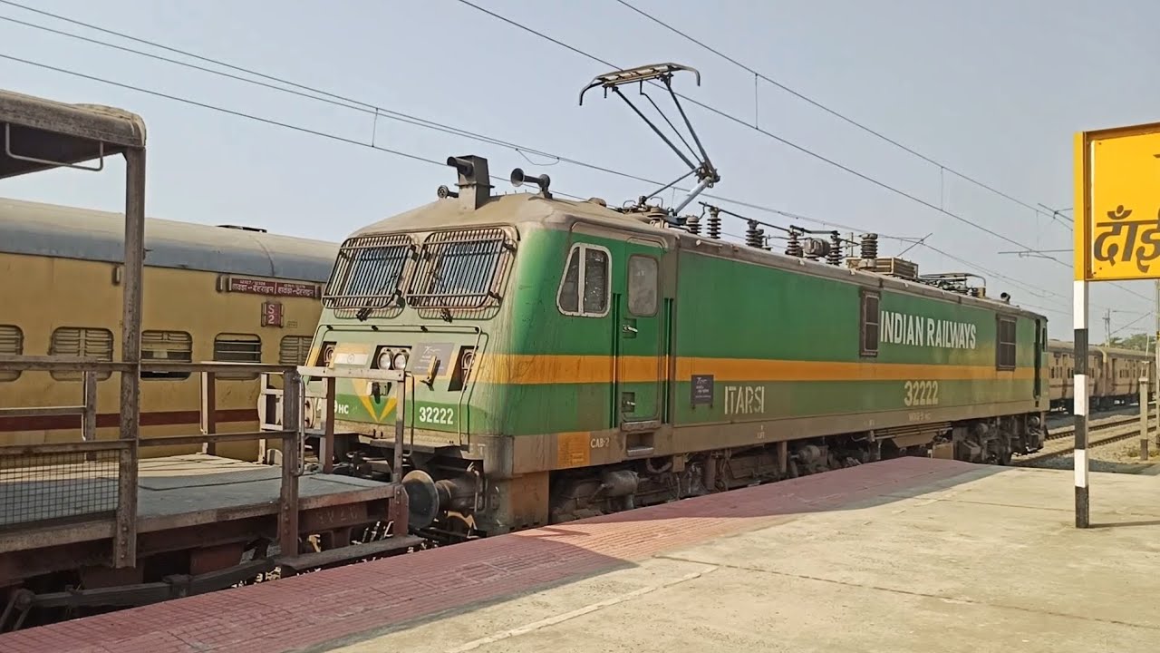 Acceleration Of Green Goblin: Itarsi (ET) WAG-9 Hauled BOBYN Load ...