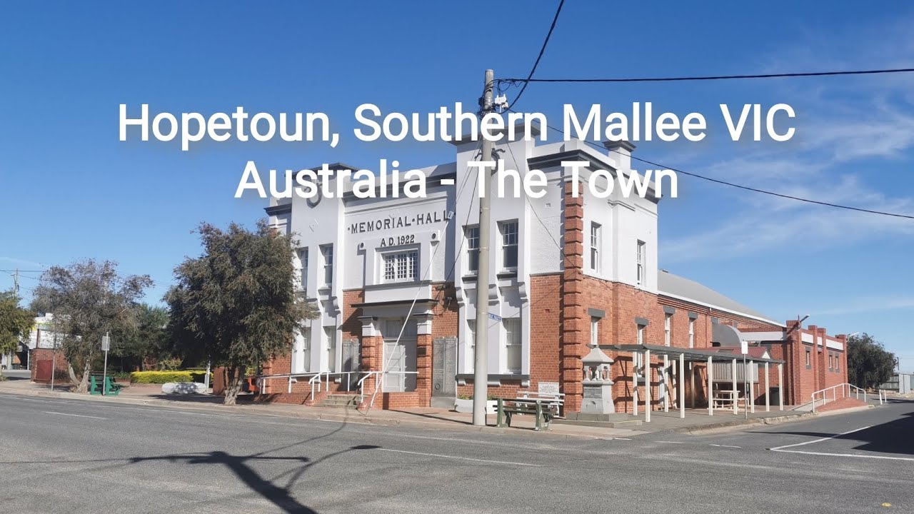 Hopetoun, Southern Mallee VIC Australia - The Town - YouTube