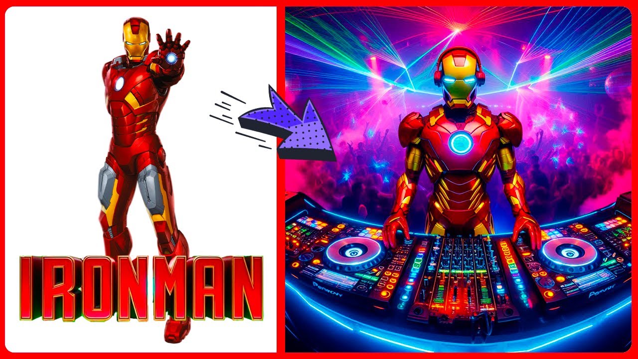 AVENGERS But DJs 🎧 VENGERS 🔥 All Characters Marvel & DC 2025 - YouTube
