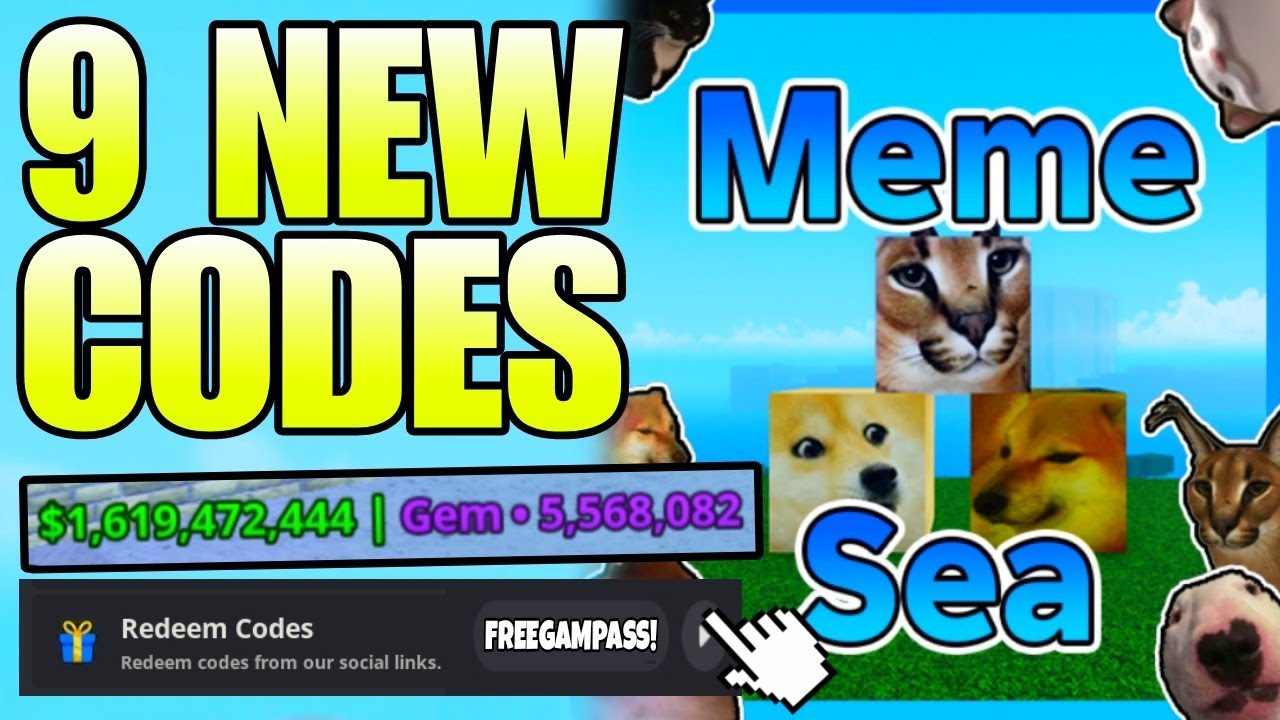 *NEW CODES* ALL WORKING CODES IN MEME SEA 2024 SEPTEMBER | MEME SEA ...