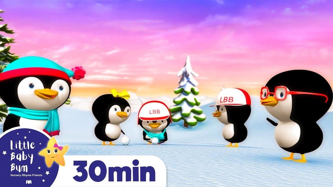 5 Little Penguins + More Nursery Rhymes & Kids Songs - ABCs and 123s ...