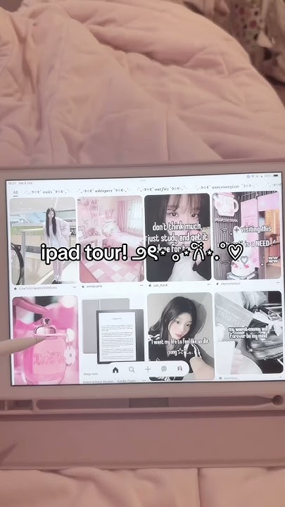 ipad tour 🎀 - YouTube