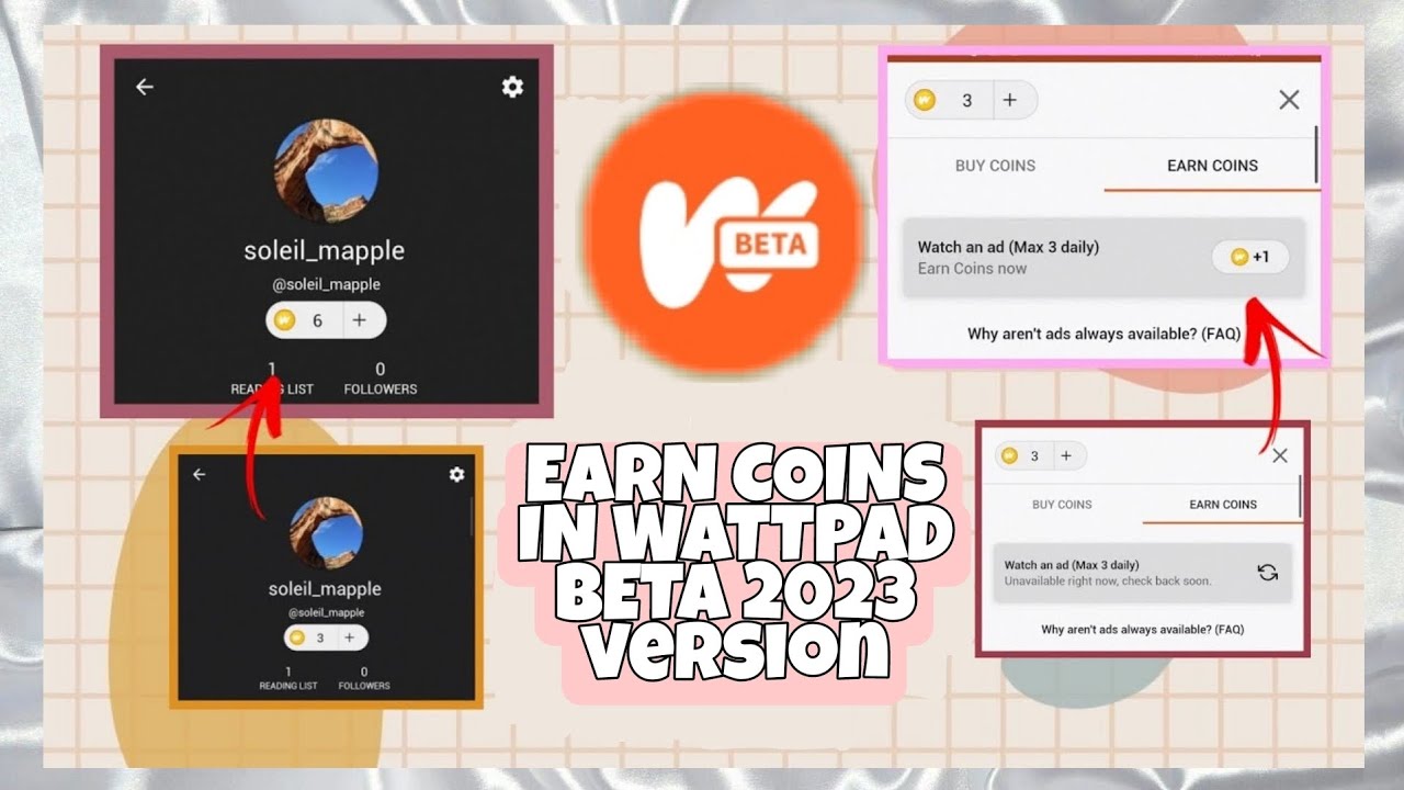 Earn Coins From Wattpad Beta 2023 Version YouTube earn-coins-from-wattpad-beta-2023-version-youtube