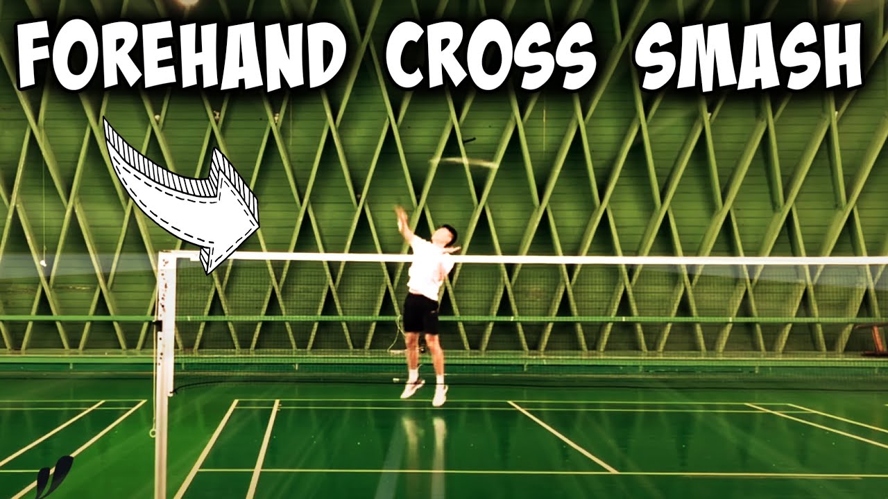 Forehand Cross SMASH - Badminton Tutorial - YouTube