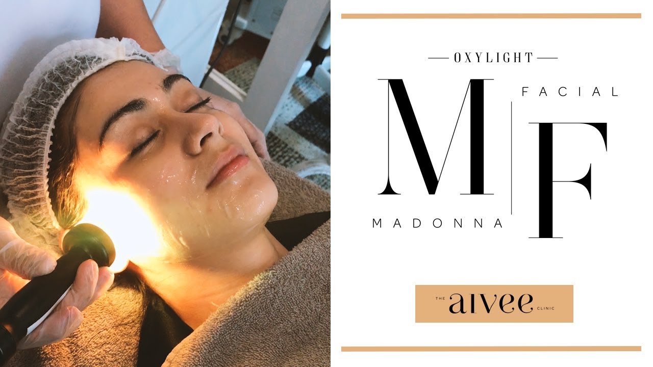 Madonna OxyLight Facial - A Total Workout For The Face - YouTube