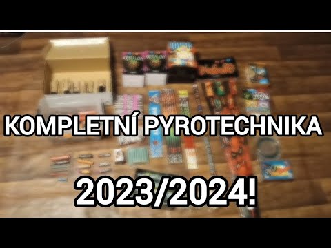 MOJE KOMPLETNÍ PYROTECHNIKA NA ROK 2023/2024!! - YouTube