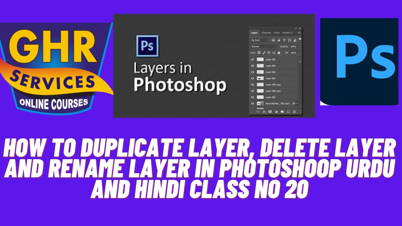 How To Duplicate Layer Delete Layer And Rename Layer In Photoshop Photoshop Tutoril For how-to-duplicate-layer-delete-layer-and-rename-layer-in-photoshop-photoshop-tutoril-for