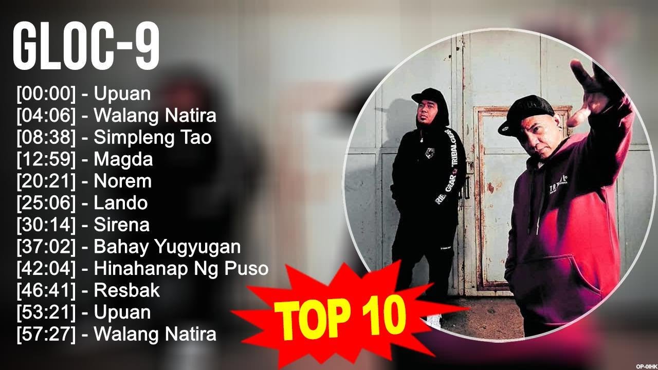 Gloc-9 2023 MIX ~ Top 10 Best Songs ~ Greatest Hits ~ Full Album - YouTube
