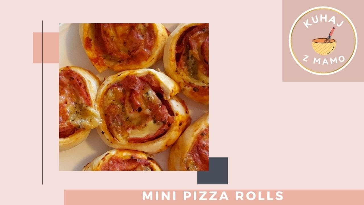 Mini pizza rolls - YouTube