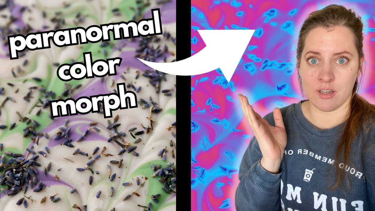the first paranormal color morph of the year 🧼 soap making and cutting ...