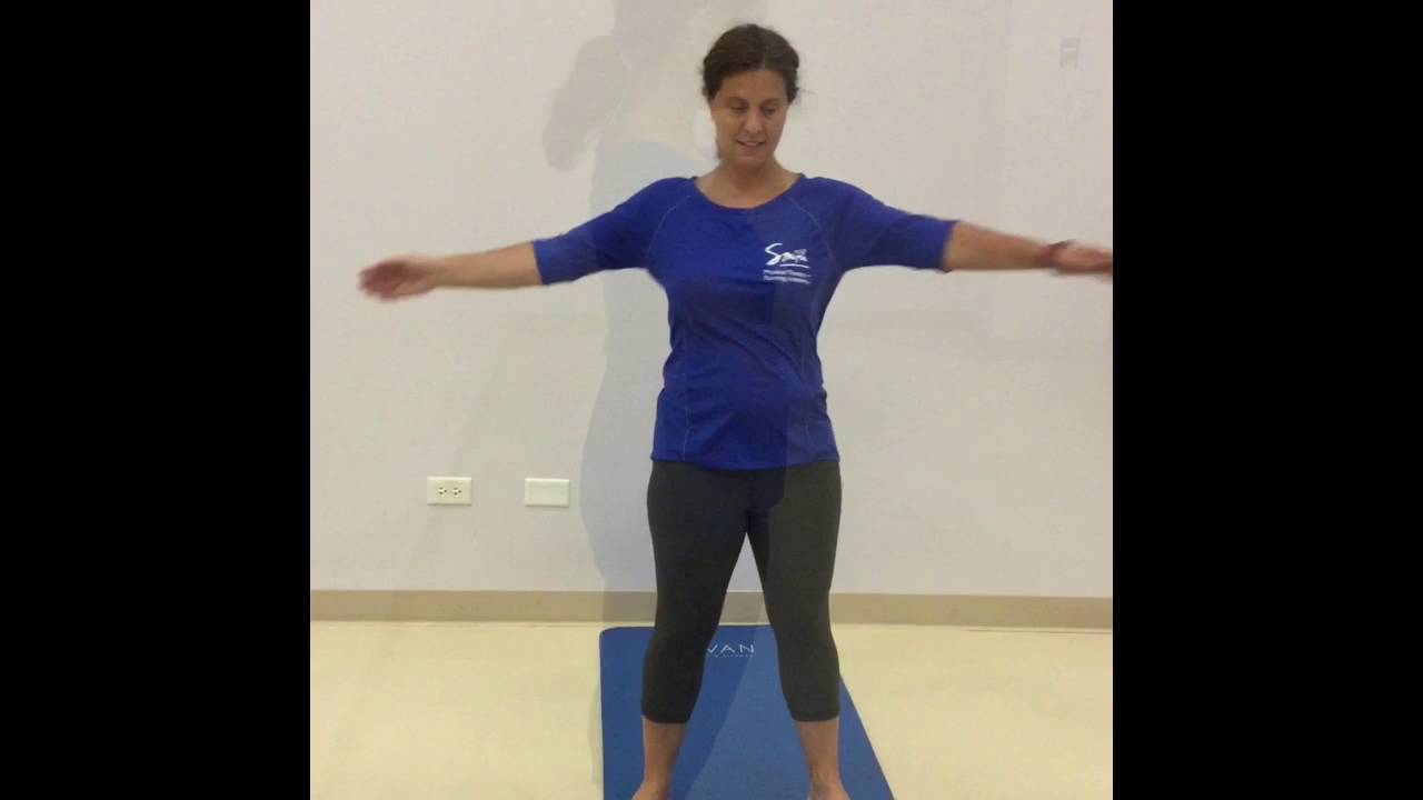 Arm Swings Stretch - YouTube