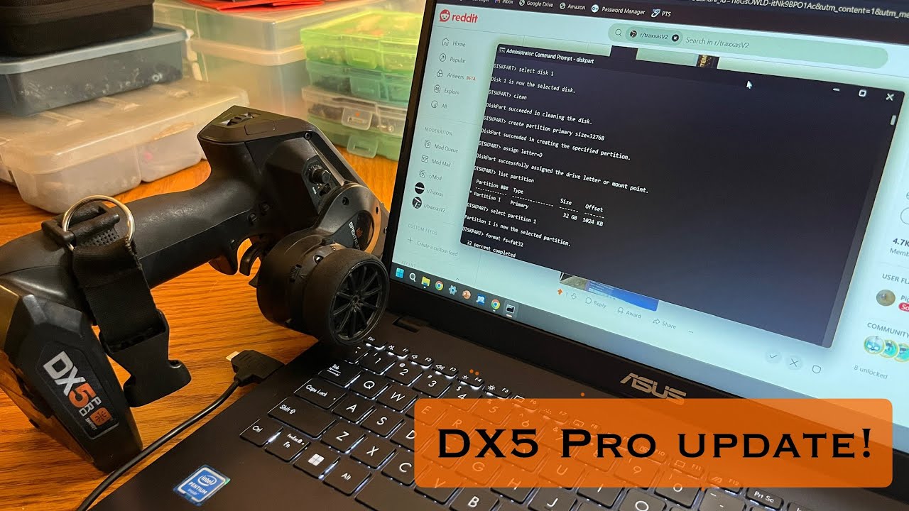 Updating your DX5 Pro with ANY SD CARD! Partition your SD card with ...