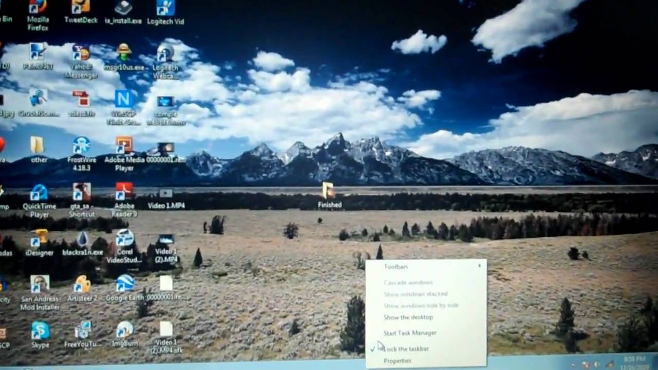 How to make windows 7 toolbar aero feature comeback - YouTube