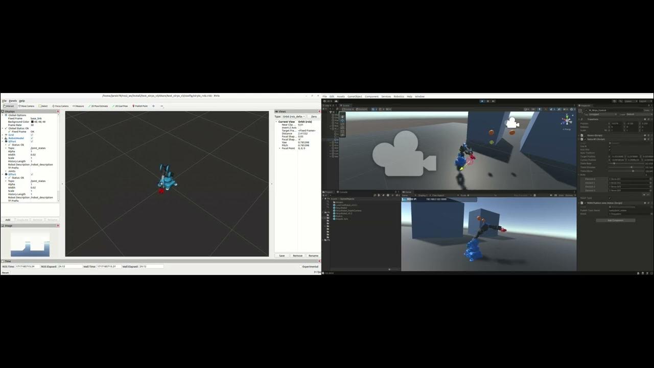 Controlling the Niryo robot in ROS 2 from Unity - YouTube