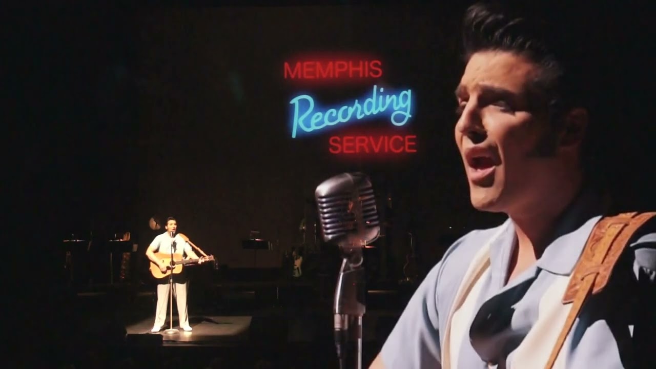 Steve Michaels is Elvis in If I Can Dream. ( My Happiness ) - YouTube
