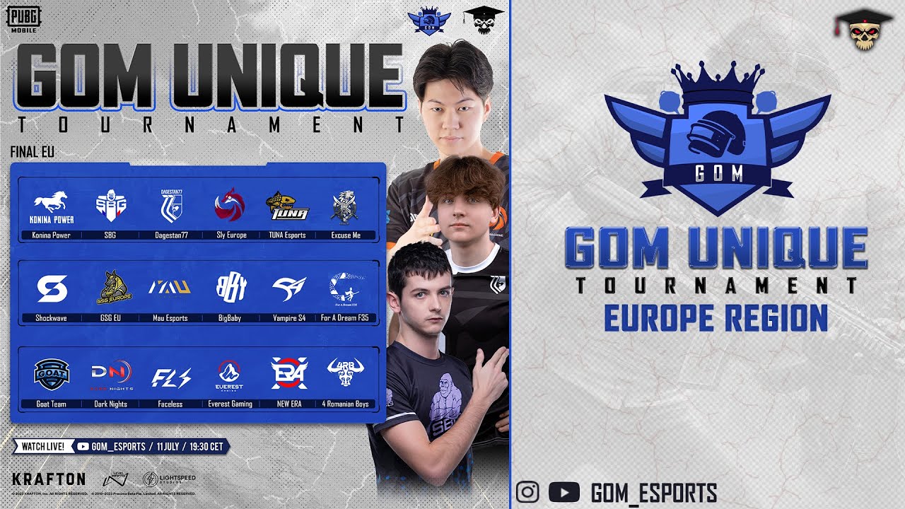 [ EU ] GOM UNIQUE TOURNAMENT FINAL - YouTube