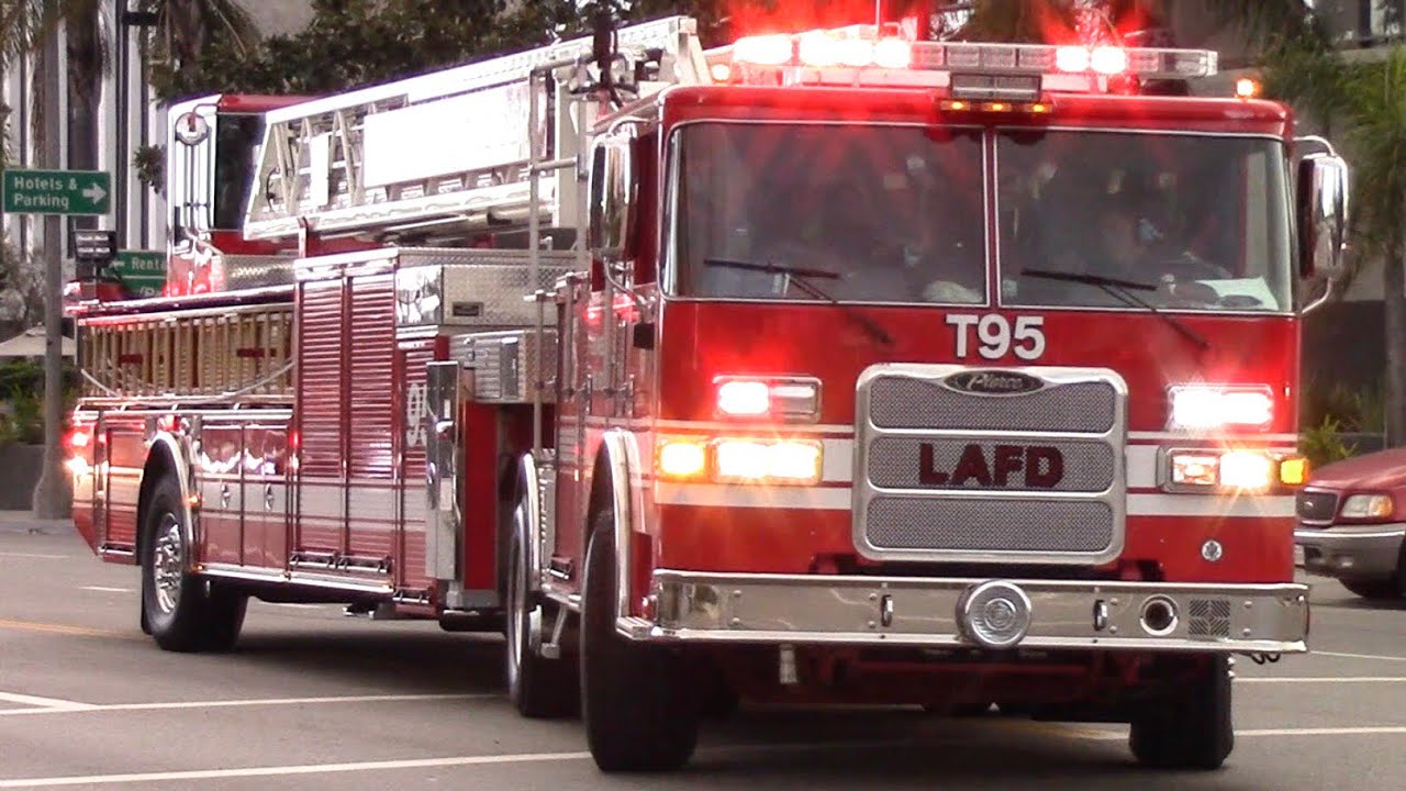 LAFD Light Force 95 (New Pierce TDA) - YouTube